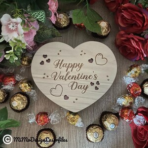 Heart Shaped Chocolate Candy Box With Surprise Tasks for Valentines Day ...