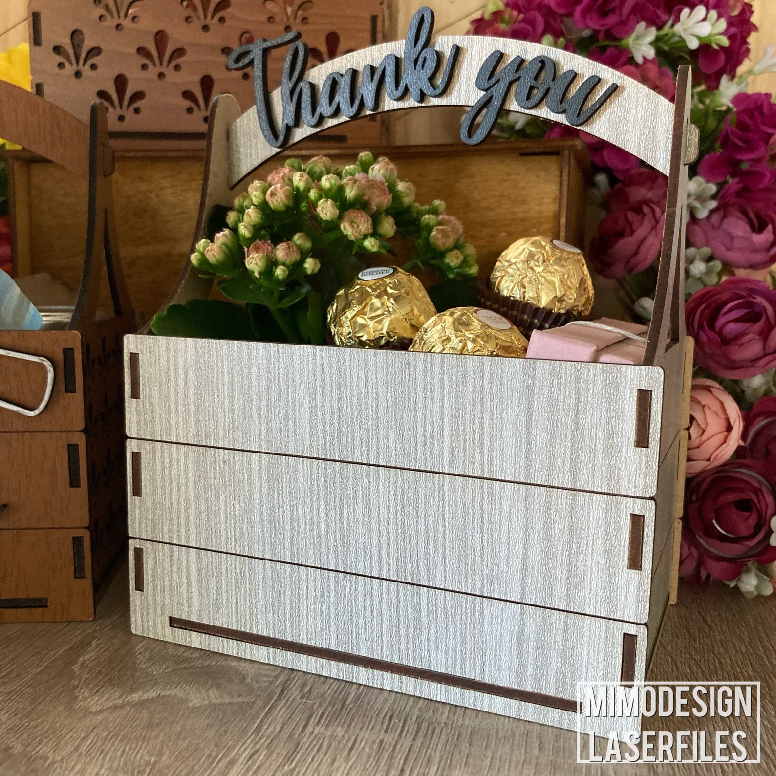 Mini Graduation and Patterned Gift Basket Crates for - Etsy