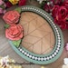 Beaded Frame Sign With 3D Layered Peonies - Home Sweet Home Text and ...