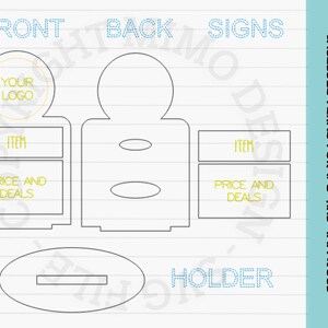 Changable Price Sign for Round Logo *digital Files Only* - Etsy