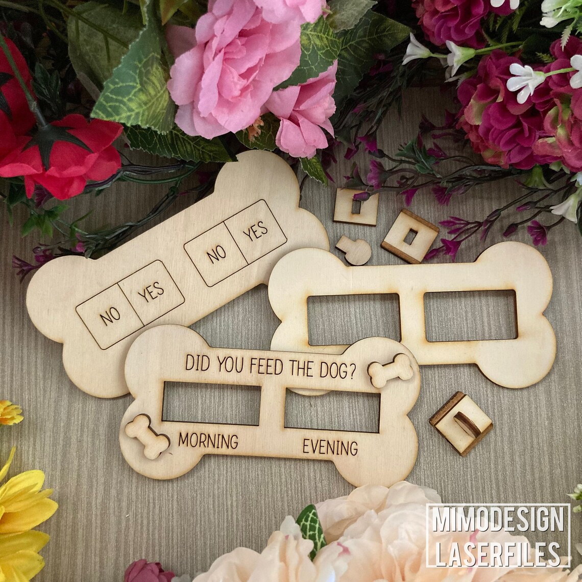 Dog Bone Feeding Reminder Magnet for Fridge or Dog Food - Etsy