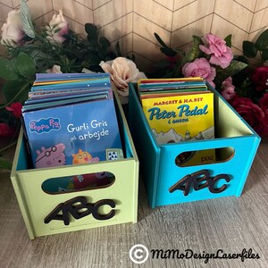 Mini Box / Crate for Small Kids Books, Gifts, Decor, Storage Etc With ...