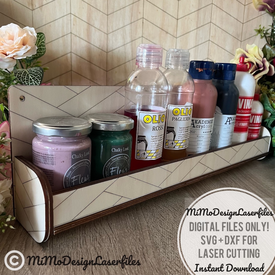 Wall Mounted Storage Shelf Rack, Multipurpose, Herringbone Scored ...