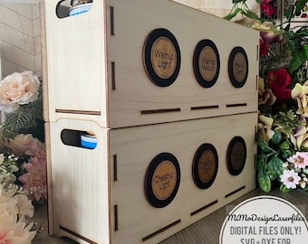 Stacking Pattern Basic Boxes, Crates, Baskets for Personalization ...