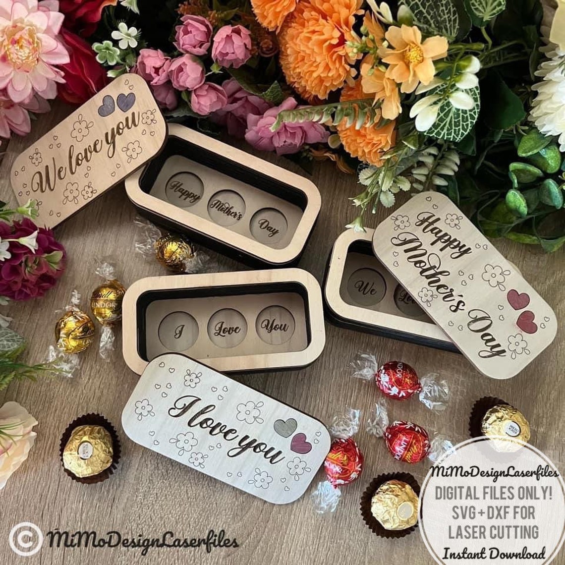 Mother's Day Statement 3 Pcs Chocolate Candy Box With Multiple Options ...