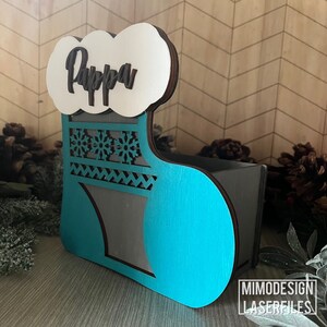 Christmas Stocking Box With Snowflakes for Candy, Gifts, Fillings ...