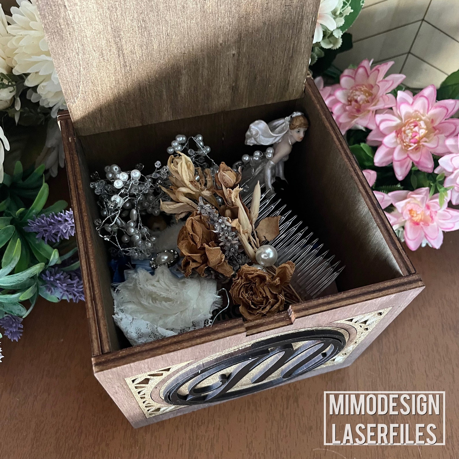 ADD ON for 3in1 BOX Chain Mail Chic Design With - Etsy