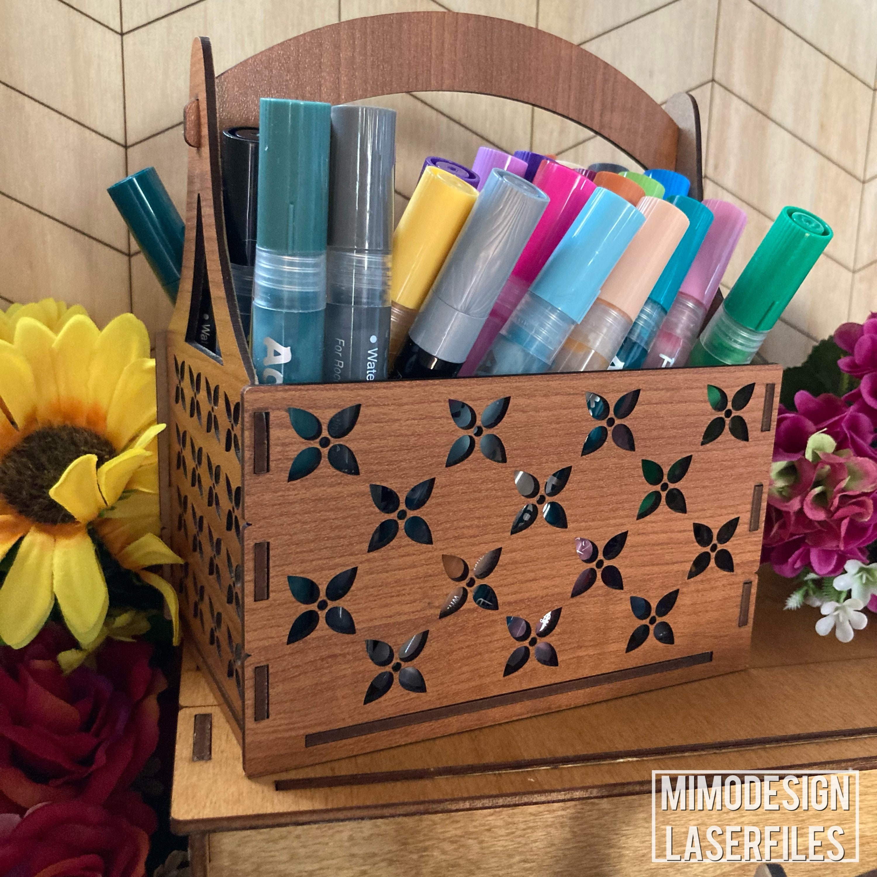 Mini Floral and Patterned Gift Basket Crates for - Etsy