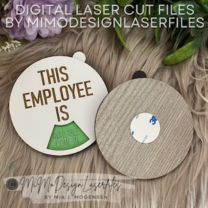Rotating Office Sign SVG | 6 Status Spinner Door Sign | Personalized ...
