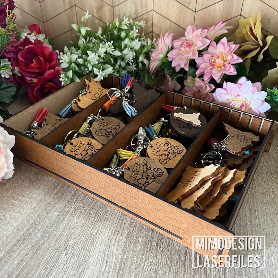 Tray With Divided Space for Storage, Vendor Events, Markets, Organizing ...