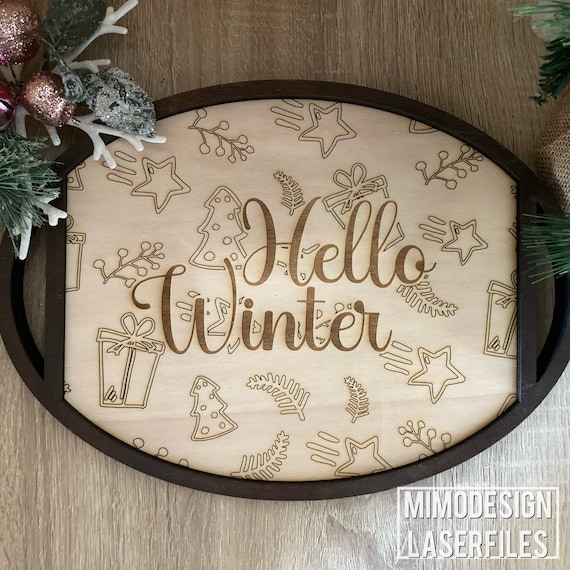 ADD ON Hello Winter Design for Interchangeable Seasonal Decor | Etsy