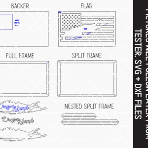 LONG ISLAND Seperated Flag Sign With the American Flag and Frames, Easy ...