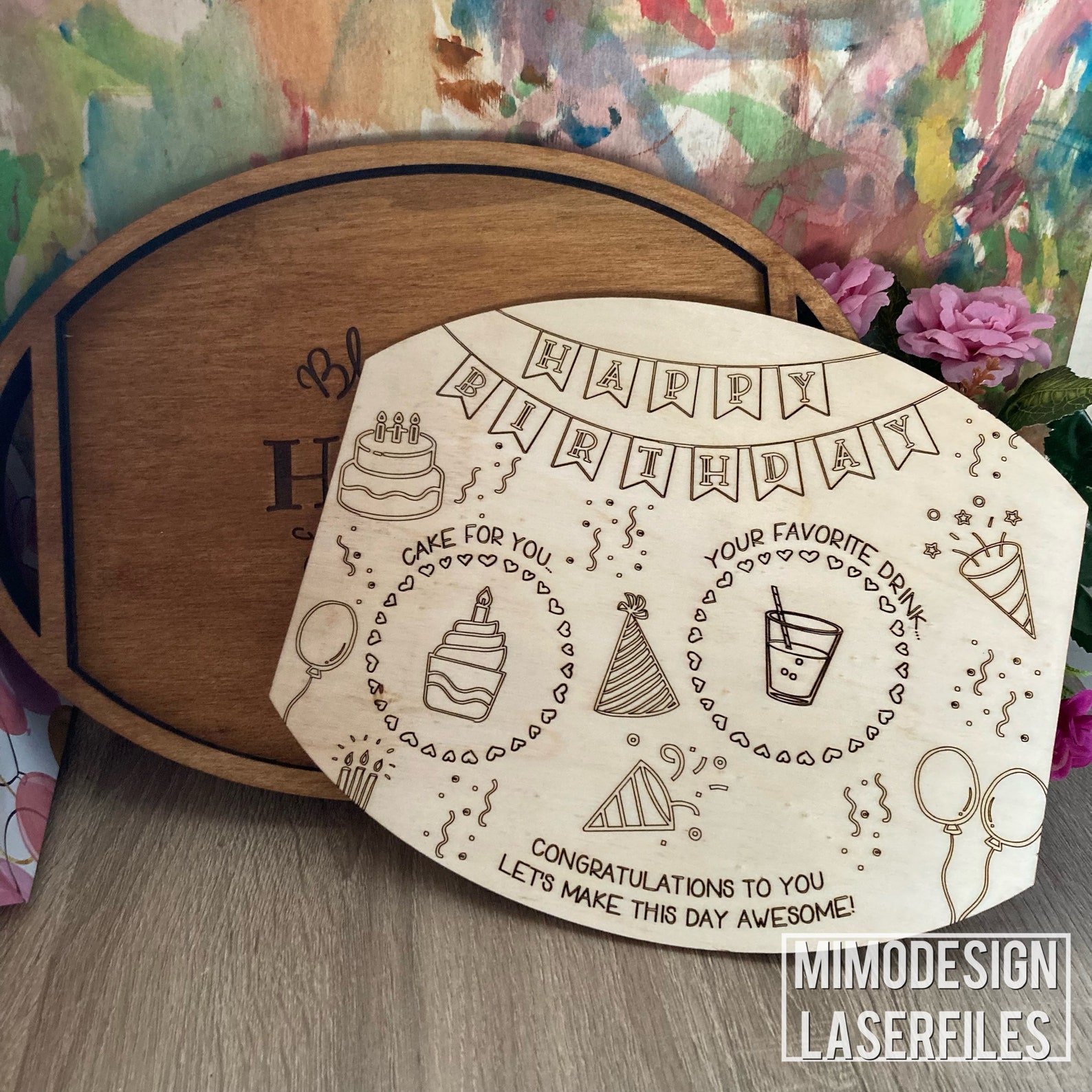 ADD ON Happy Birthday Treat Inlay for Intechangable Multi - Etsy