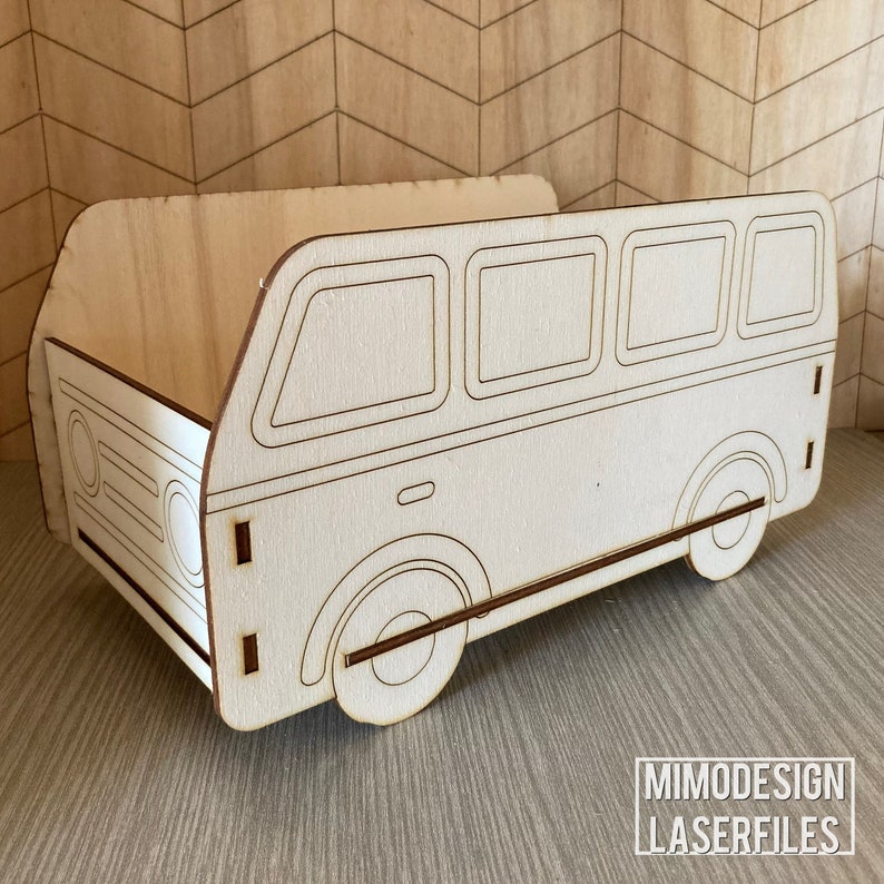 Bus, Camper, Car Shaped Boys Box for Toys, Cars, Books, Decoration ...