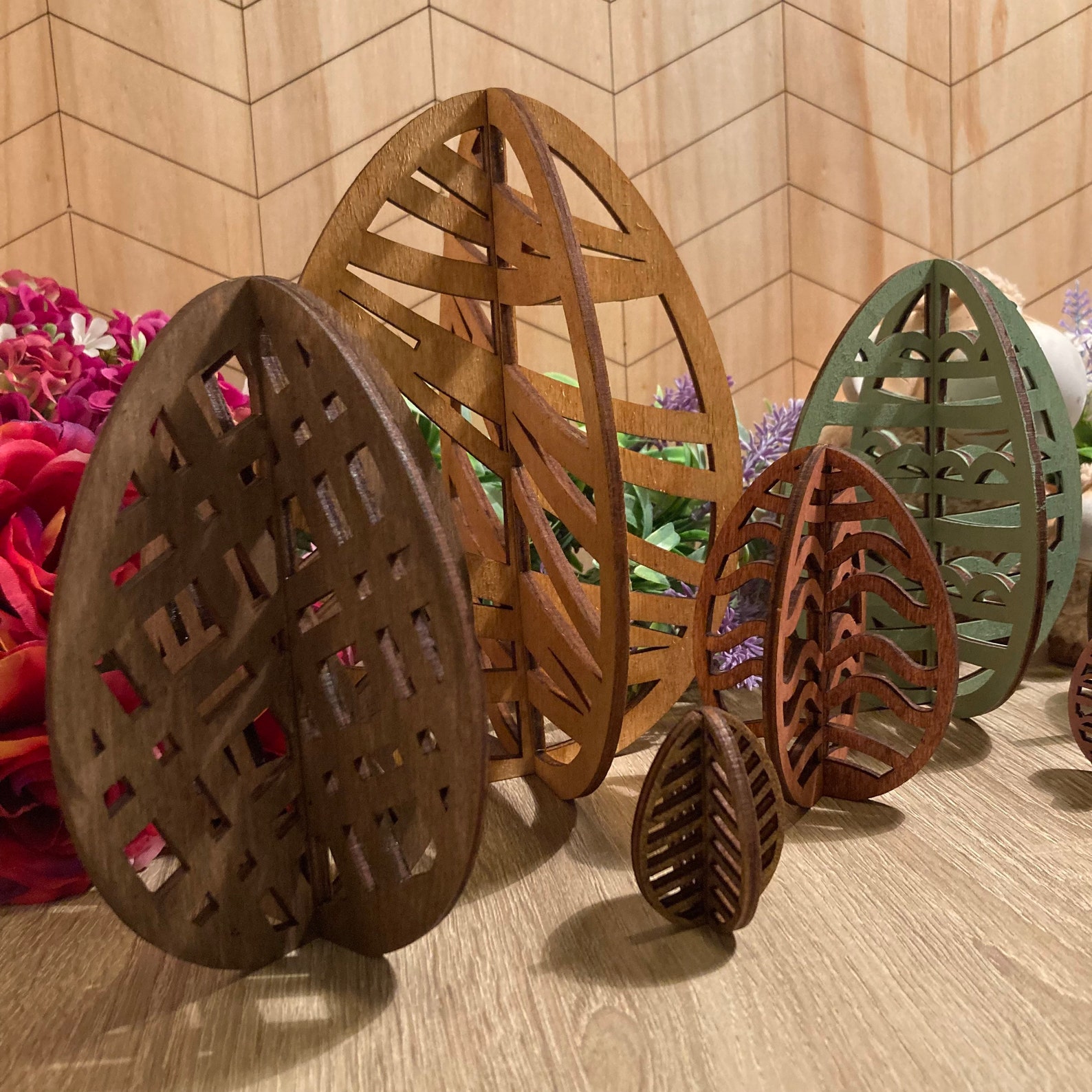 3D Standing Easter Eggs Bundle, Shelf Sitters, Home Decor - 4 Sizes, 6 ...