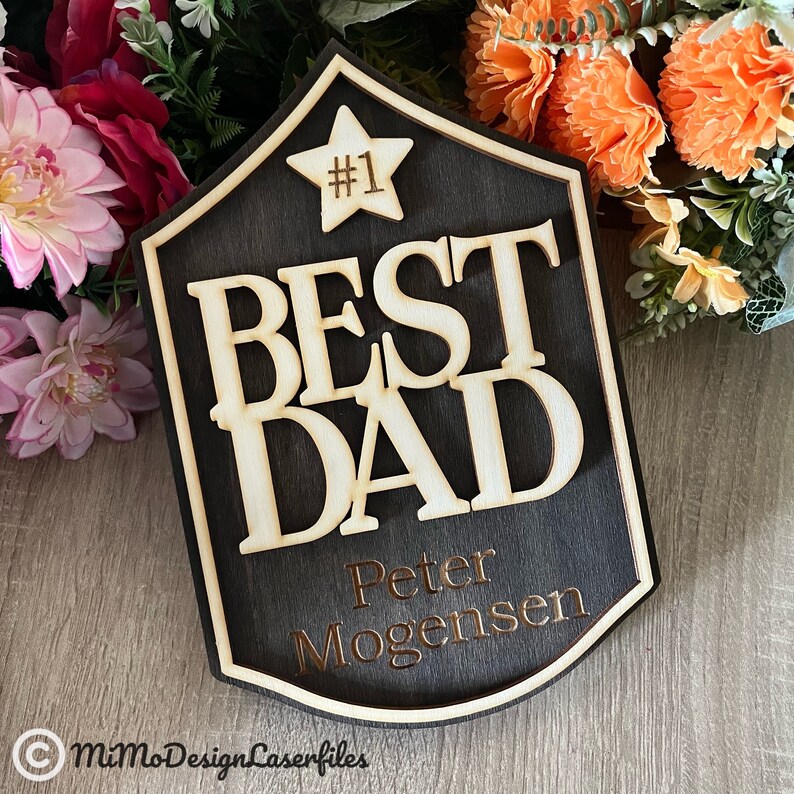 Best Dad Plaque for Name Personalization and Great for Father's Day ...