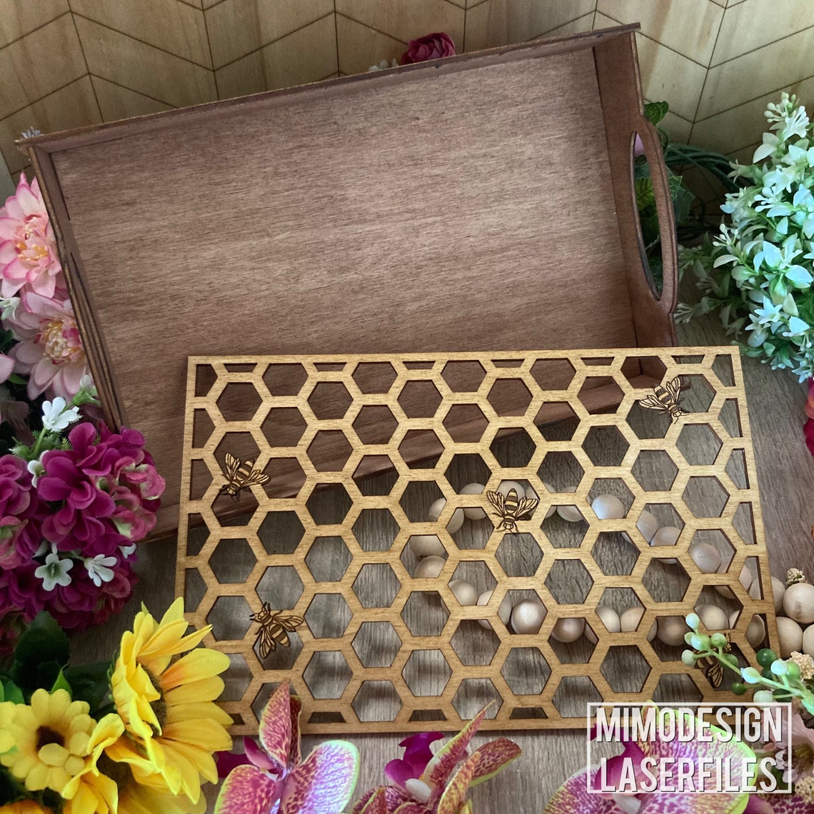 Inlays (ADD ONS) 2 Honeycomb Designs for Decorative Inlay Home Decor ...