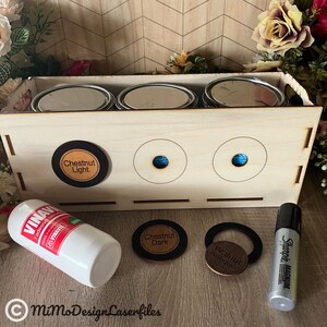 Stacking Boxes for 3 Paint, Stain, Varnish Cans for Storage ...