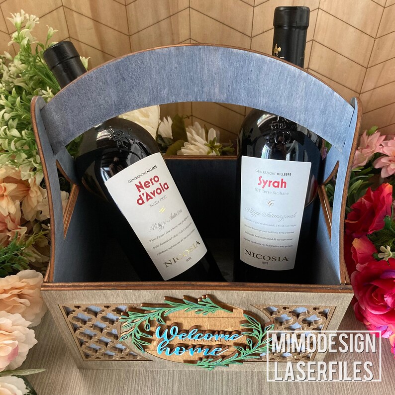 ADD ON Welcome to Your New Home With Arabesque Pattern Sides - Etsy