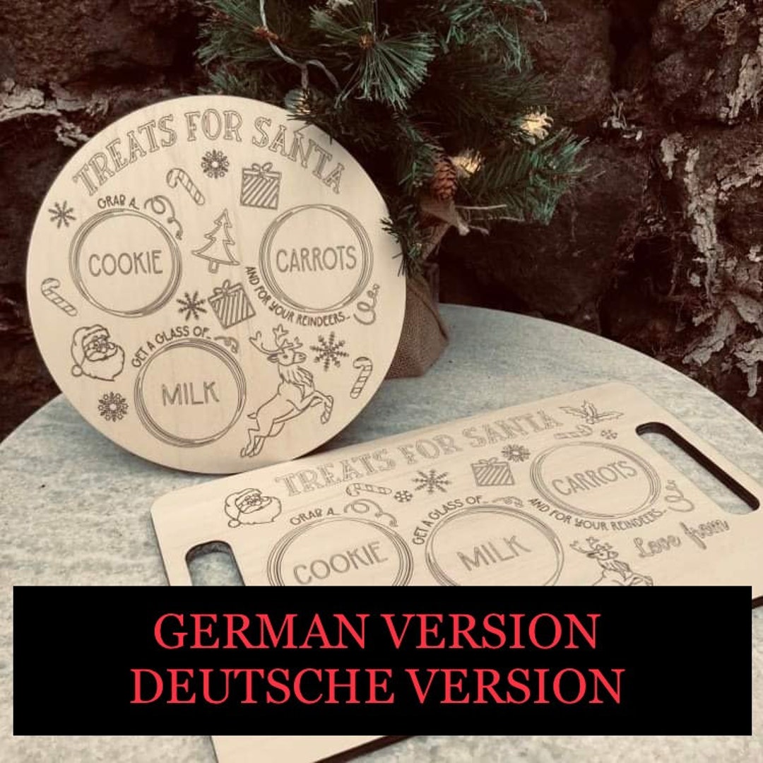 GERMAN Santa Trays - Deutsche Weihnachtsmann Brett *SVG File Only* - Etsy