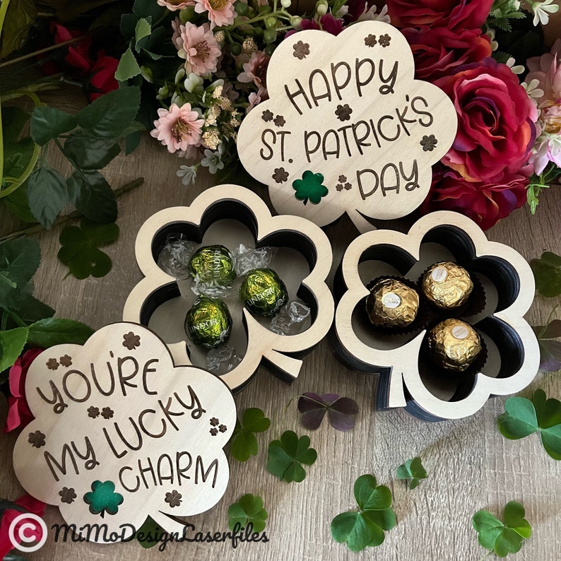 St. Patricks Day Chocolate Candy Boxes With Multiple Options for Making ...