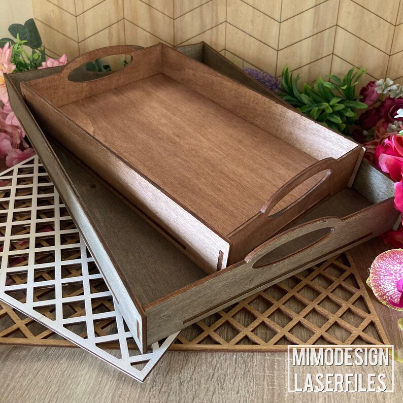 Decorative Home Decor Inlay Trays With Interchangable - Etsy