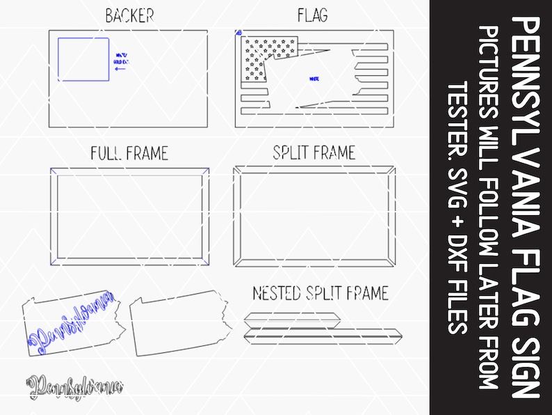 LONG ISLAND Seperated Flag Sign With the American Flag and - Etsy