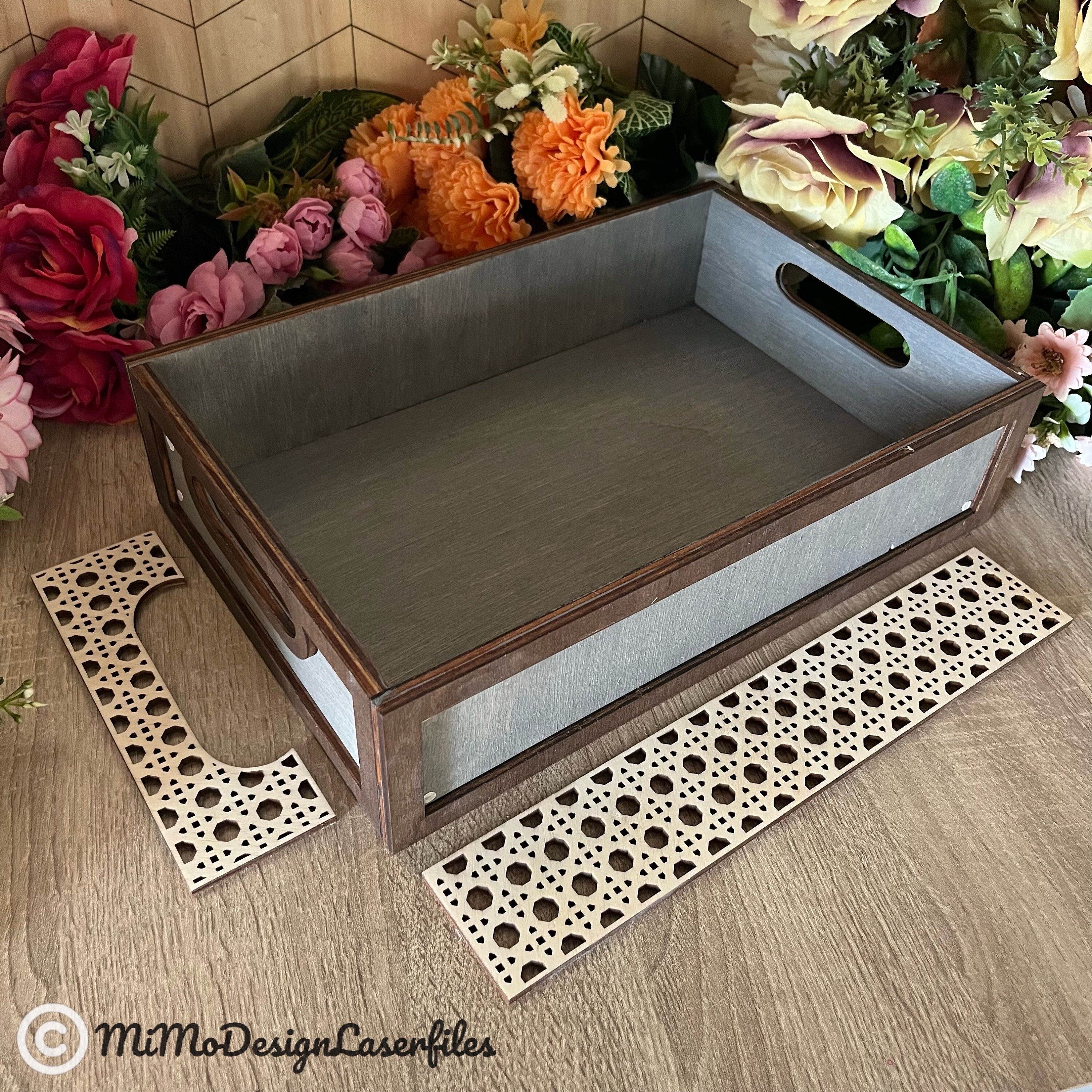Rattan Laced Sides (ADD ON) for the Serving / Home Decor Trays ...
