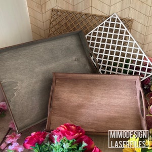 Decorative Home Decor Inlay Trays With Interchangable Patterned Inserts ...