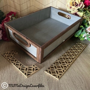 Chainmail Sides (ADD ON) for the Serving / Home Decor Trays - Matches ...