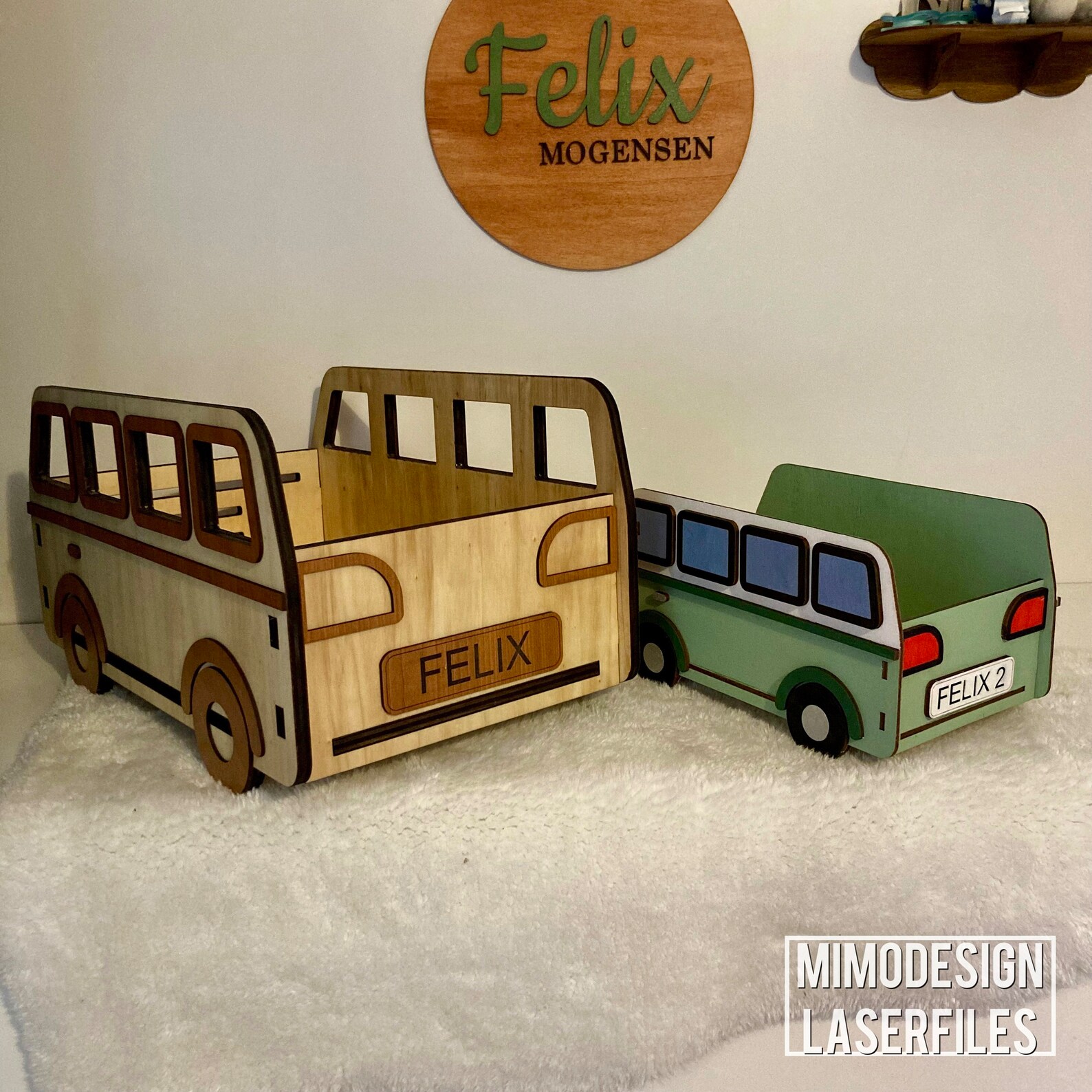 Bus Camper Car Shaped Boys Box for Toys Cars Books - Etsy