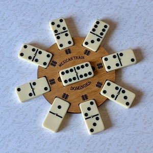 Mexican Train Dominoes SVG | Domino Holder + Hub | Laser Cut Game Files ...