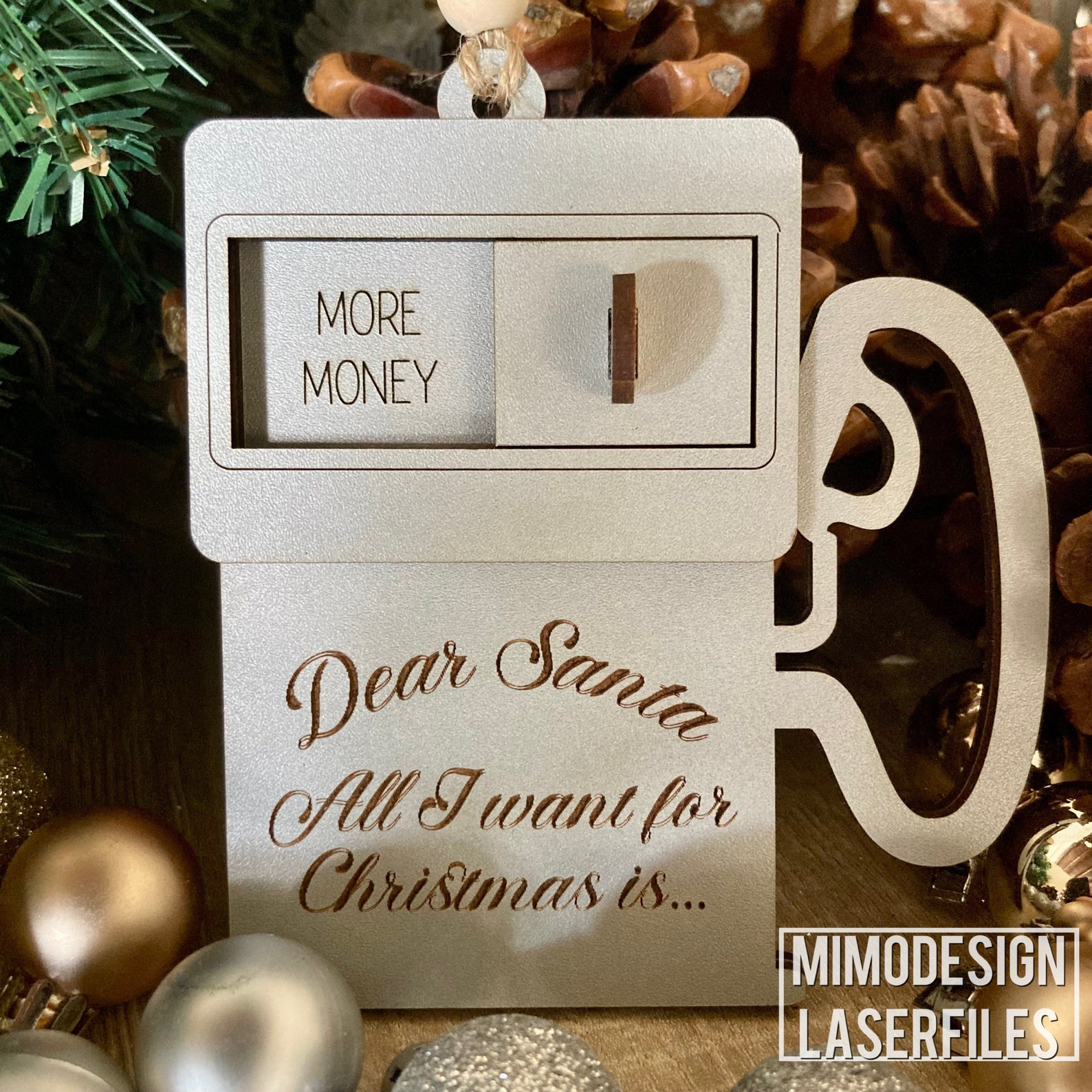 Gas Station Pump Sliding 2022 Personalized Name Family Christmas ...