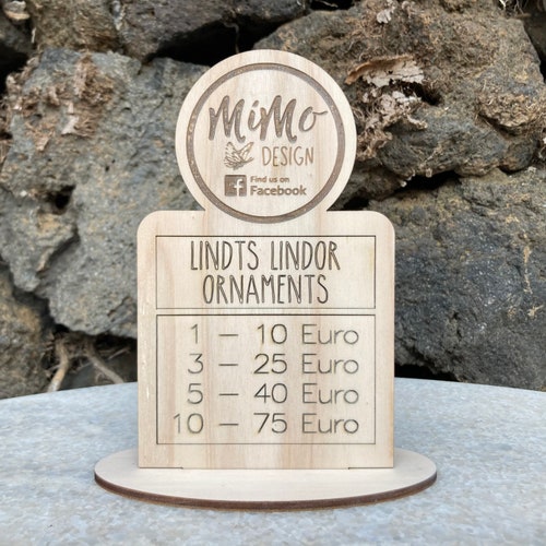 Changable Price Sign for Round Logo digital Files Only - Etsy