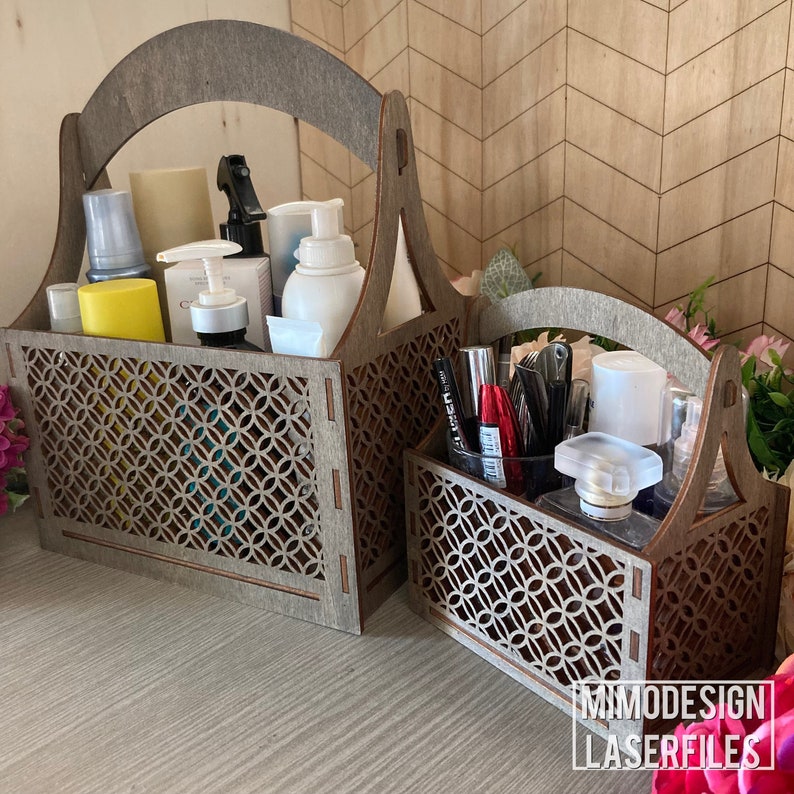 Chainmail Baskets Bundle Big + Mini for Holding Wine, Decor, Snacks ...