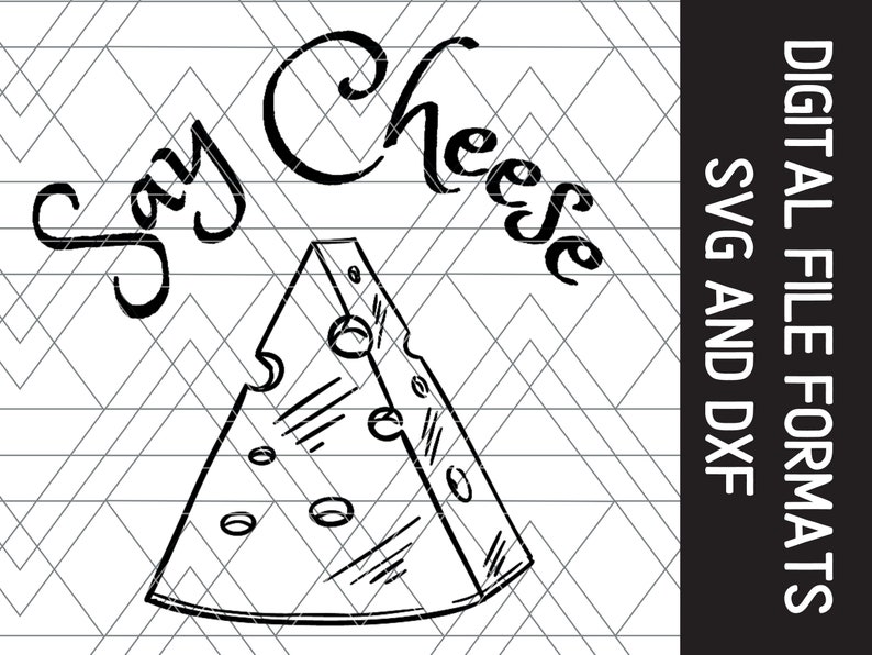 SVG Say Cheese for Engraving Cuttingboards Etc. * Digital Files Only ...
