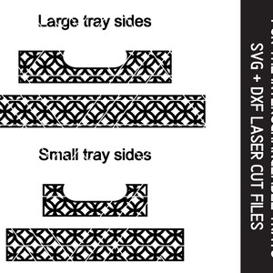 Chainmail Sides (ADD ON) for the Serving / Home Decor Trays - Matches ...