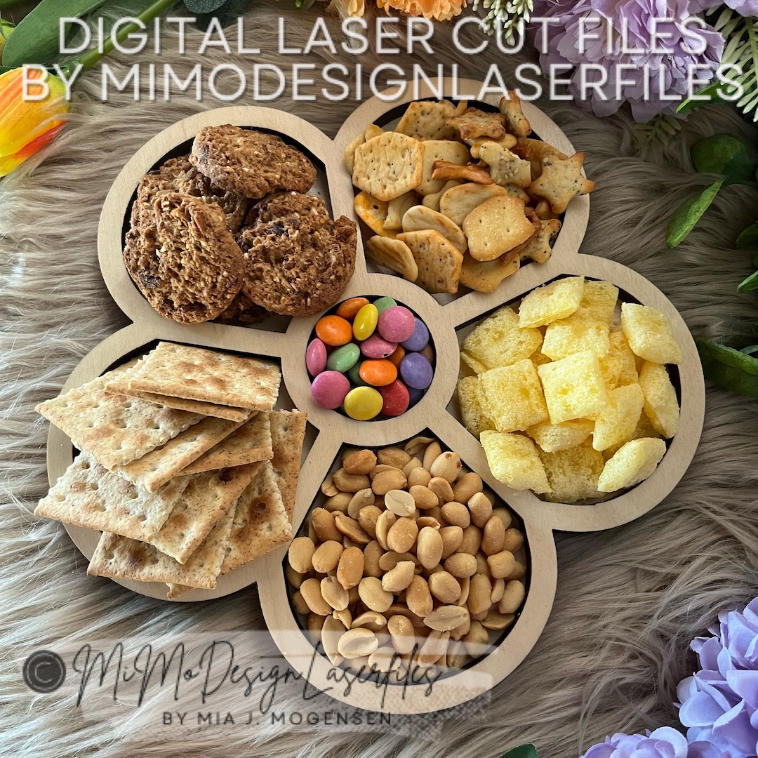 Flower Shaped Charcuterie, Cheese, Tapas, Snack Board / Tray / Platter ...