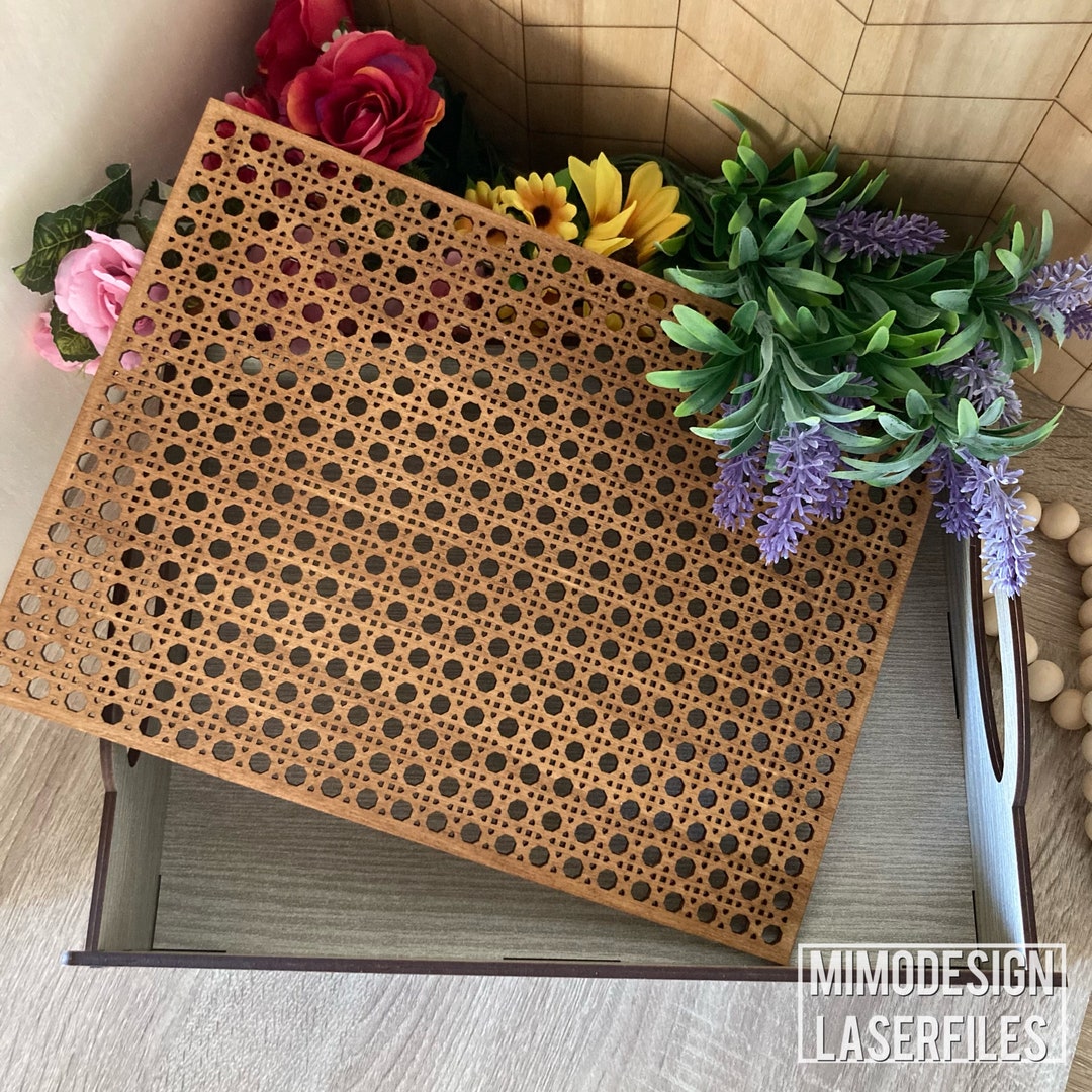 Rattan Inlay (ADD ON) for Decorative Home Decor Trays With ...