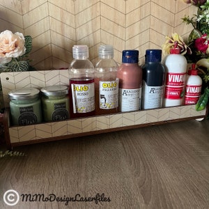 Wall Mounted Storage Shelf Rack, Multipurpose, Single Line Scored ...