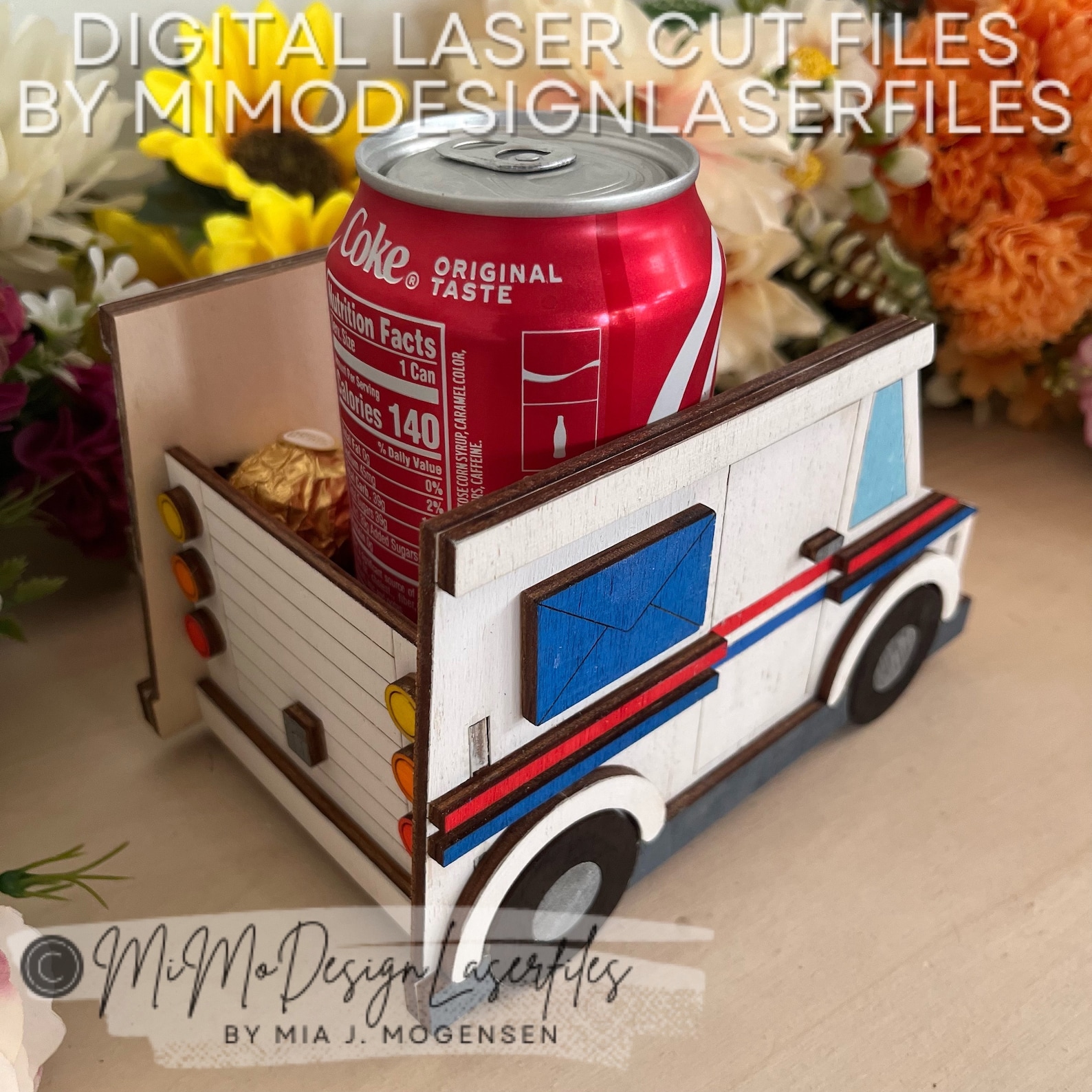 Mini Postal Service USPS Van / Car Gift Box / Crate for Personalization ...