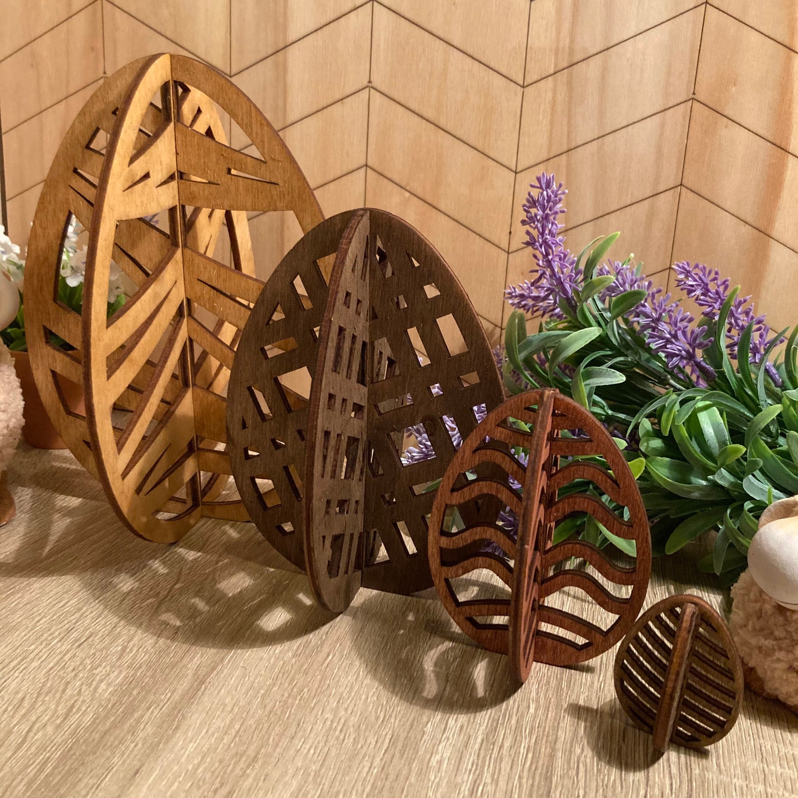 3D Standing Easter Eggs Bundle, Shelf Sitters, Home Decor - 4 Sizes, 6 ...