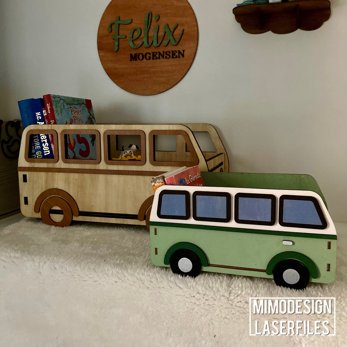 Bus Camper Car Shaped Boys Box for Toys Cars Books - Etsy