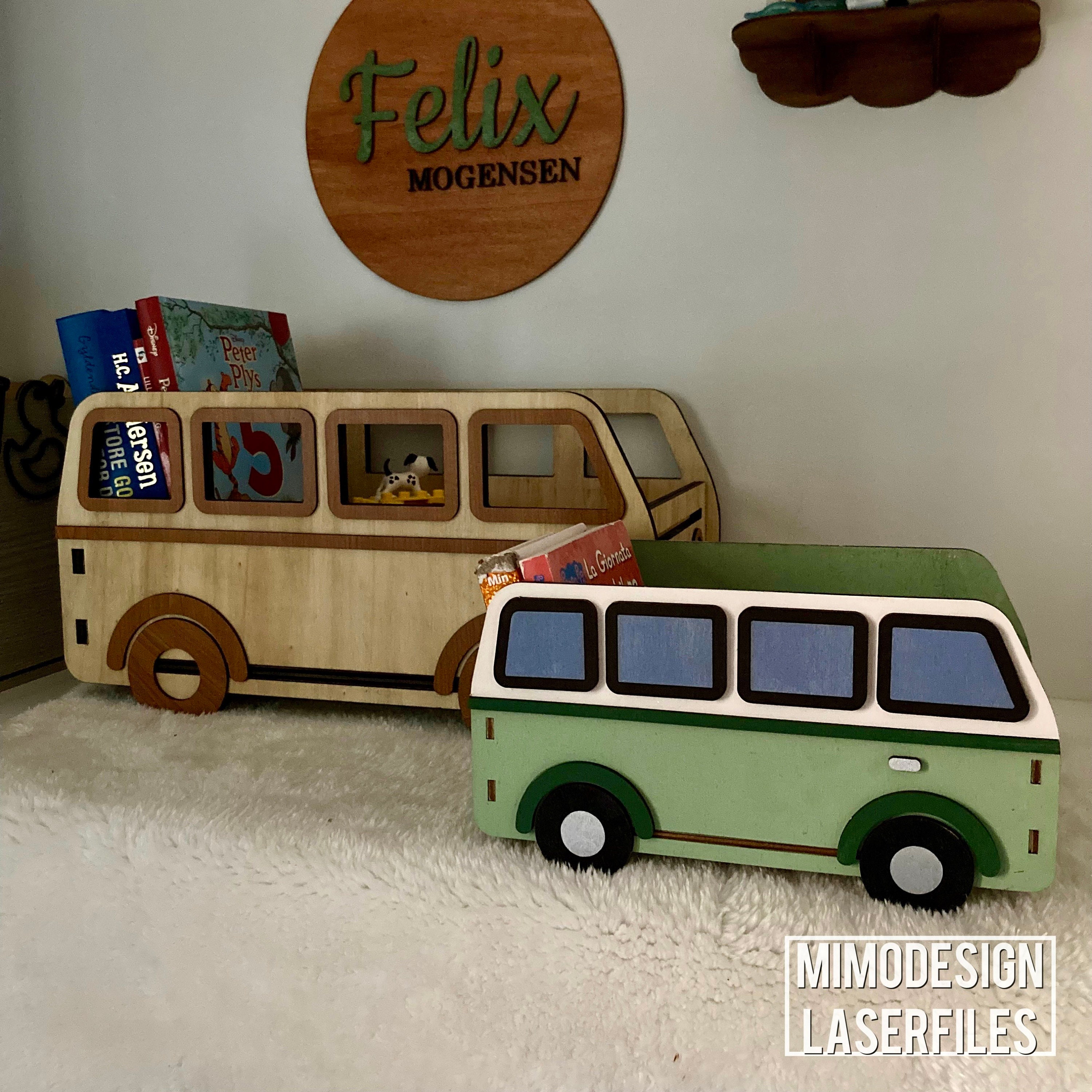 Bus, Camper, Car Shaped Boys Box for Toys, Cars, Books, Decoration ...