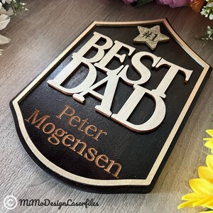 Best Dad Plaque for Name Personalization and Great for Father's Day ...