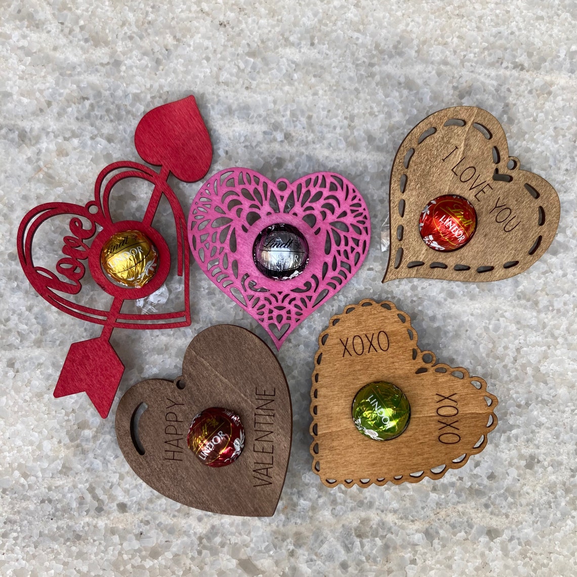 Lindts Lindor Valentine's Day Love Heart Candy Ornaments - Etsy