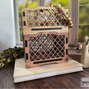 Stacking Arabesque Pattern Boxes Crates, Baskets for Personalization ...