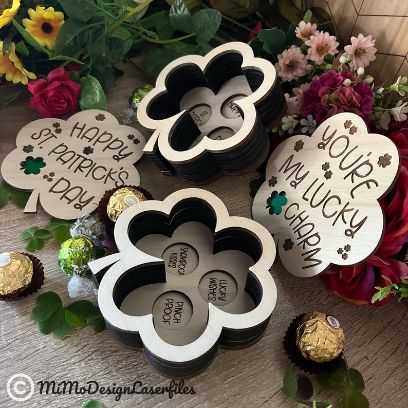St. Patricks Day Chocolate Candy Boxes With Multiple Options for Making ...