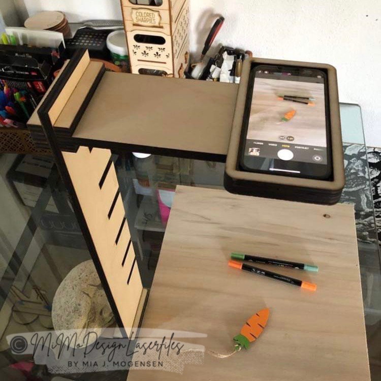 Overhead Phone Holder SVG | Top-down Video Recording Stand | Adjustable ...