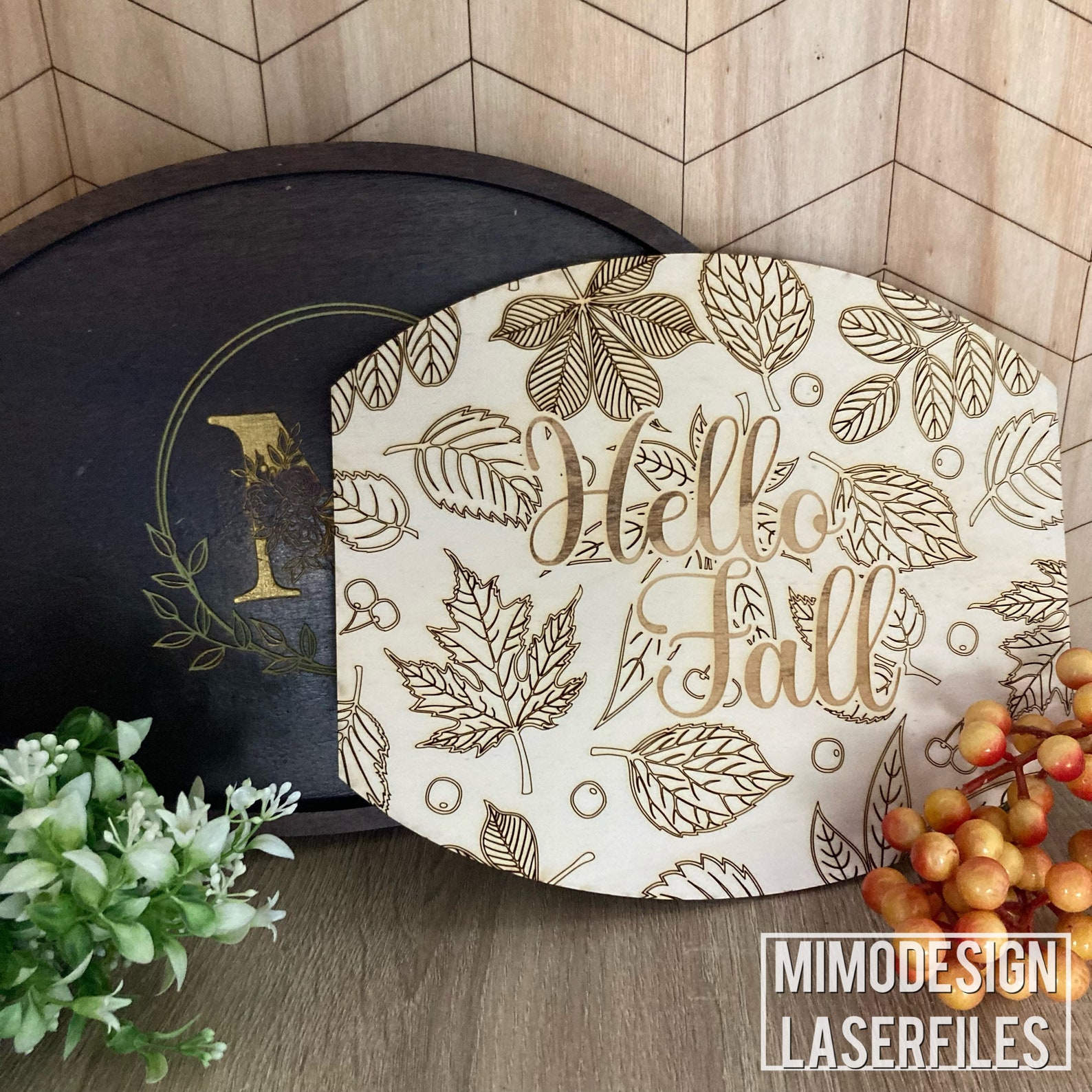 ADD ON Hello Fall Design for Interchangeable Seasonal Decor Tray ...
